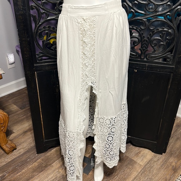 Solitaire Swim | Swim | Solitaire Swim White Lace Layered Tiered Pull ...